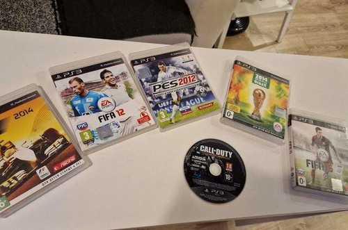 Sony PS3 игры Fifa 2012, 2014, 2015, PES 2012, F1