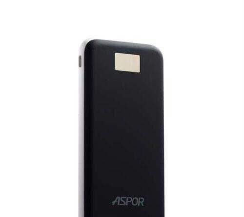 Аккумулятор внешний aspor A386, 2 USB черный 12000