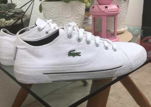 Lacoste кеды белые