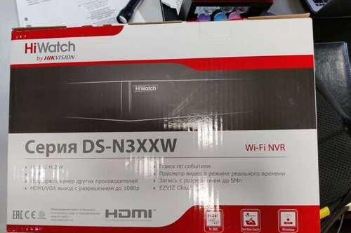 Сетевой видеорегистратор HiWatch DS-N304W c Wi-Fi