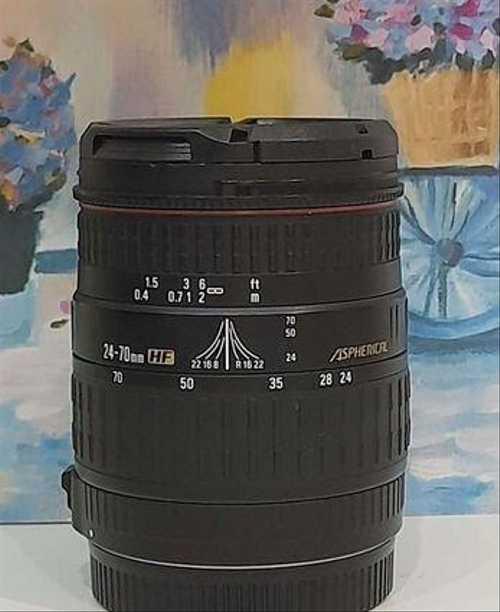 Объектив sigma 24-70mm 1:3.5-5.6 HF for Canon