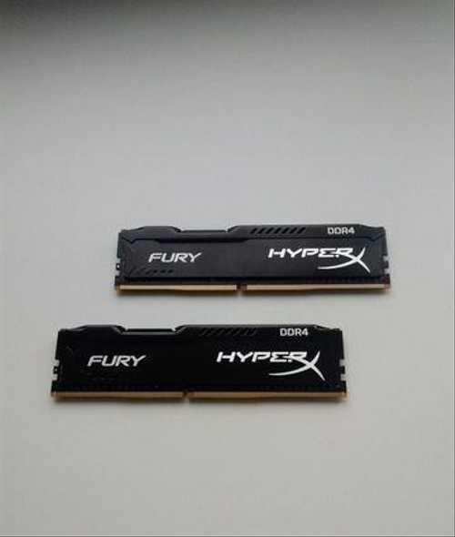 Оперативная память Kingston HyperX fury DDR4 4Gb