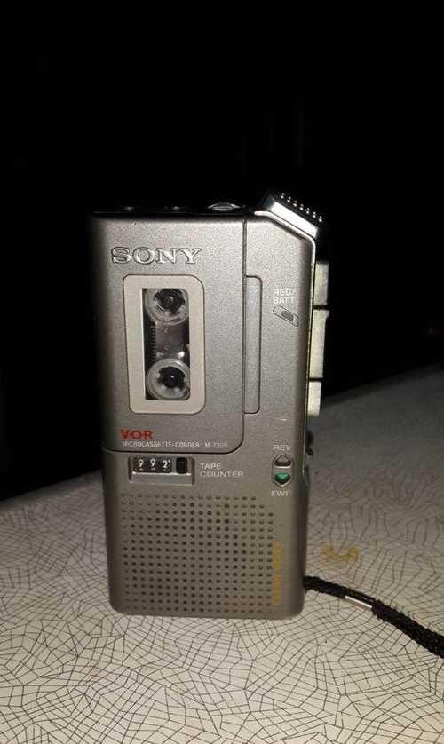 Диктофон аналоговый Sony M-730v, Микрокассетный