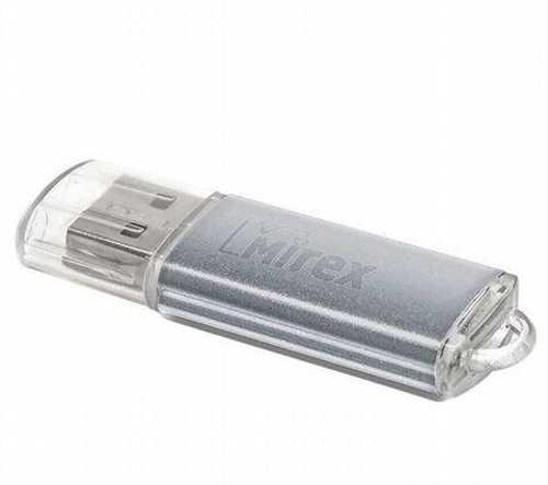 Флешка Mirex unit silver, 8 Гб, USB2.0, чт до 25 Мб/с, зап до 15 Мб/с, серебряная
