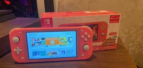 Nintendo Switch Lite, коралловый (розовый)