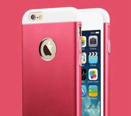 Алюминиевый чехол totu для iPhone 6 (красный)