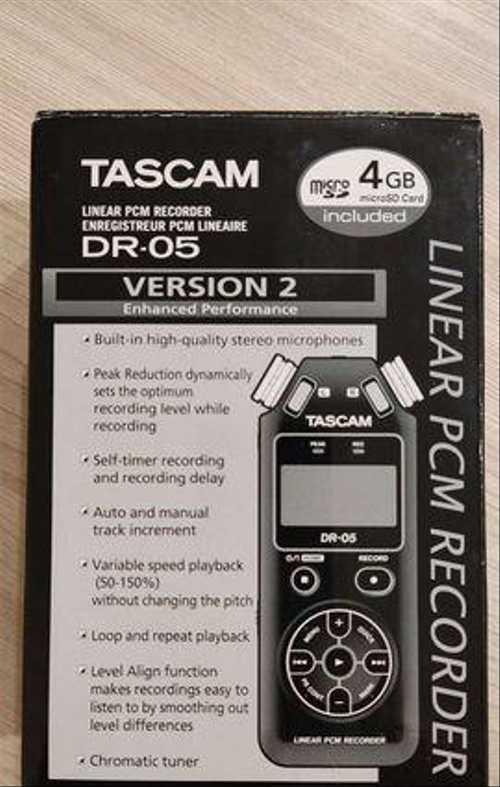 Диктофон tascam dr-05