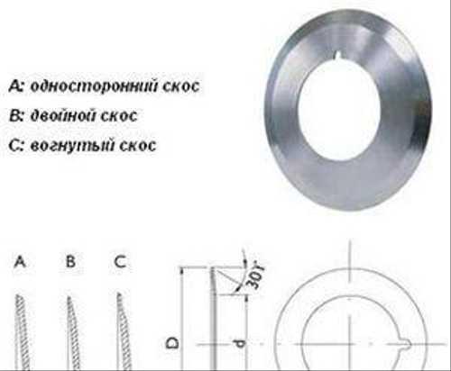 Нож дисковый чертеж