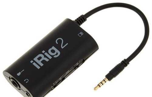 IK multimedia iRIG 2 гитарный интерфейс новейший