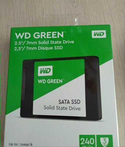 Продам SSD диск Western Digital WD green PC SSD 24