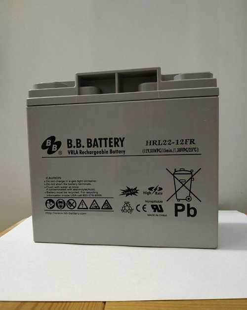 Аккумуляторы BB. Battery HRL 22-12FR