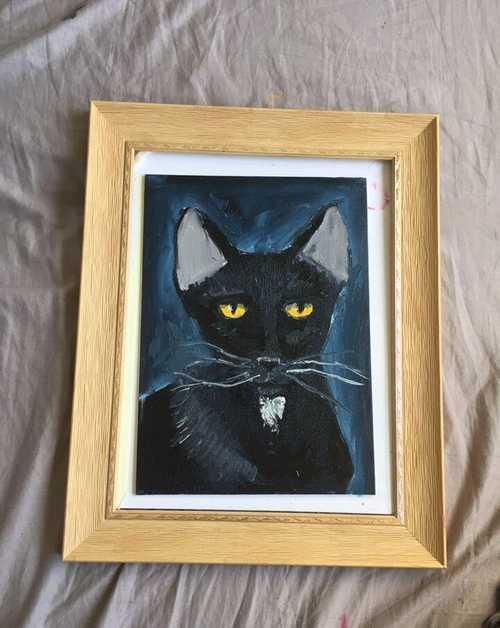 Картина “Чёрный кот”