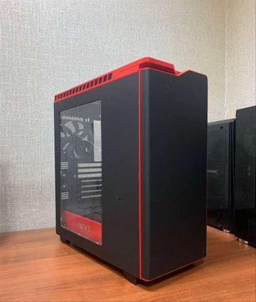 Корпус nzxt H440 black/red