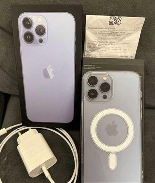 Iphone 13 pro max голубой фото