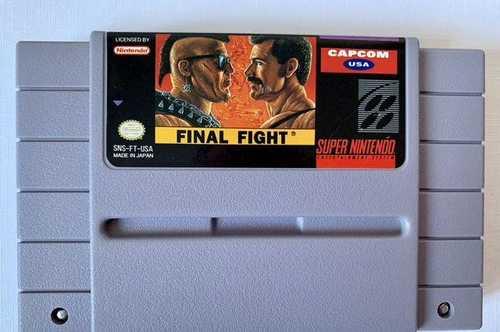 Игра для snes us ntsc, final fight