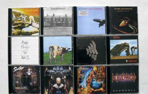 Коллекция CD: западная рок-музыка