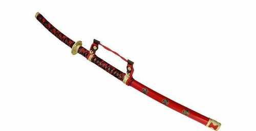 Подарочный меч катана Тачи Красный (сертификат)