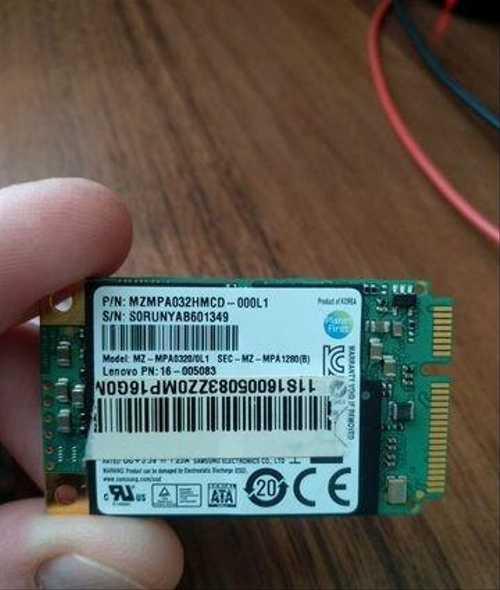 SSD 32GB samsung mSata
