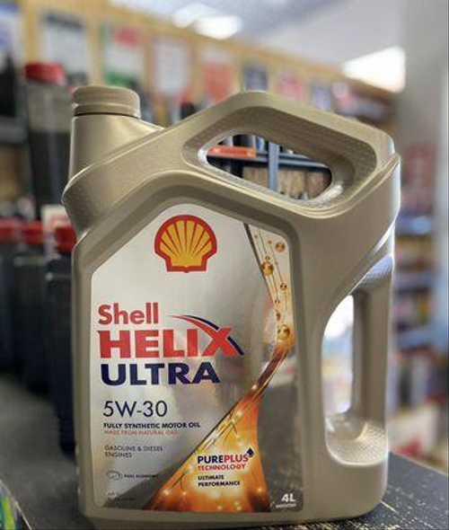Масло 5W-30 Shell синтетика Helix Ultra 4 Л
