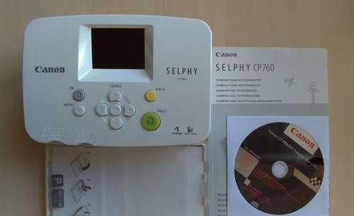 Компактный фотопринтер Canon Selphy CP-760