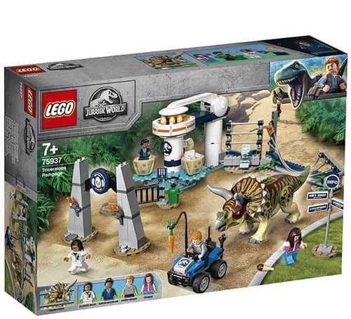 Конструктор lego Jurassic World 75937 Нападение тр