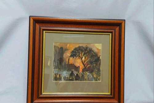 Картина «Пожар в Сызрани» 1907 год, Южанин Сергей