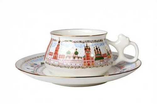 Подарочный набор из двух чайных чашек с блюдцами «
