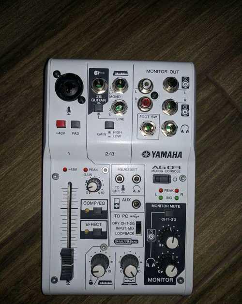 Аудиоинтерфейс Yamaha AG03