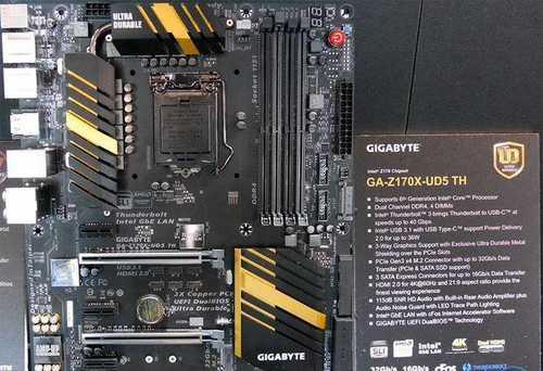 Gigabyte GA-Z170X-UD5 TH ***До 7 карт***