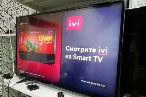 LG 49"(123см) +smart tv