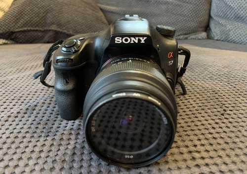 Зеркальный фотоаппарат Sony a57 + объектив Sony 55
