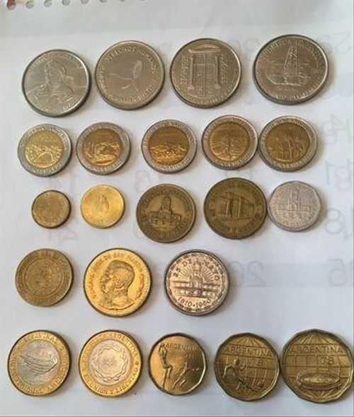 Юбилейные монеты Аргентины