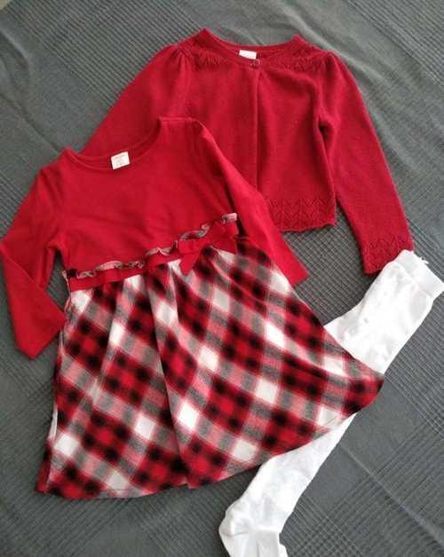Платье и кардиган gymboree