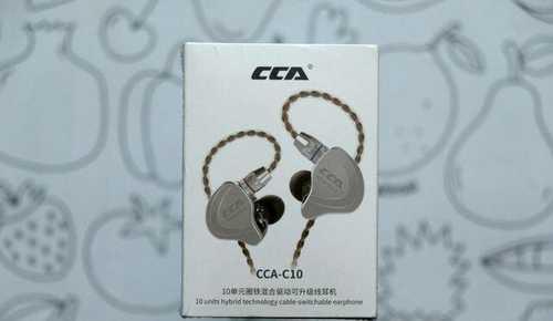CCA C10 HI-FI (10 драйверов: 2DD+8BA)
