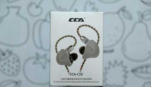 CCA C10 HI-FI (10 драйверов: 2DD+8BA)