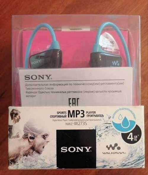 Наушники Sony MP3 Player NWZ-W273S