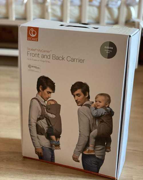 Рюкзак-переноска MyCarrier Stokke 3-в-1 Green Mesh
