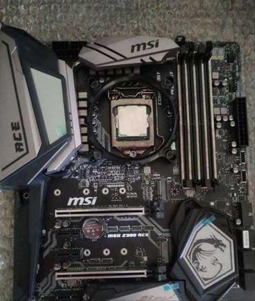 Intel core i7 8700k+msi ace z390 meg