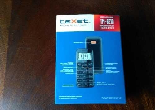 Mobile Phone TM-B210 Texet