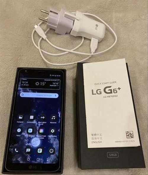 Телефон LG G6+ новый Полный комплект