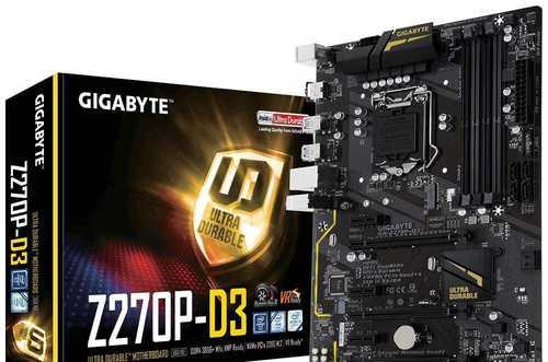 Мат. плата 1151 Gigabyte GA-Z270P-D3