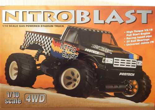 1:10 Монстр 4WD с двс нитро. Новый. В коробке
