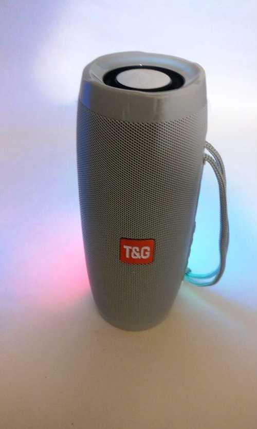 Колонка Блютус TG157 (Подсветкой RGB)