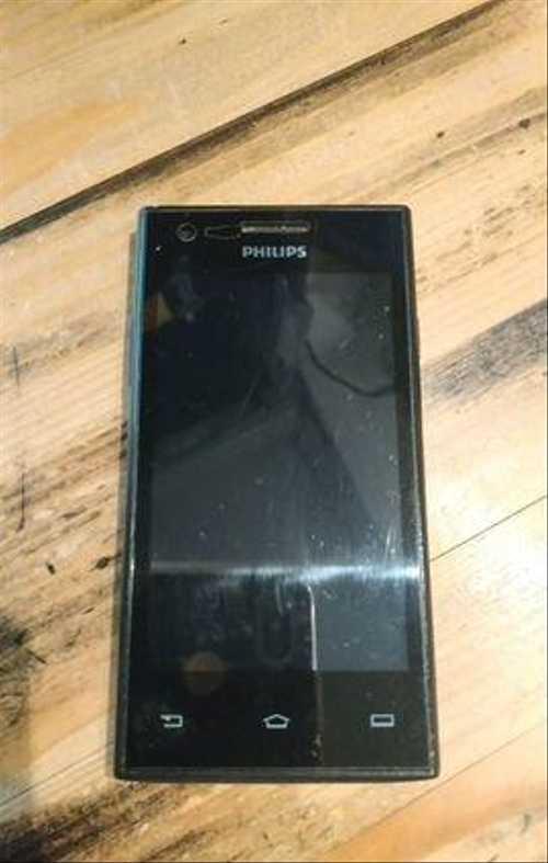 Смартфон philips s309 черный
