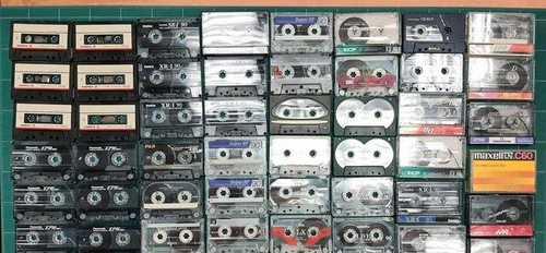 Магнитофонные кассеты-50 штук-б/у