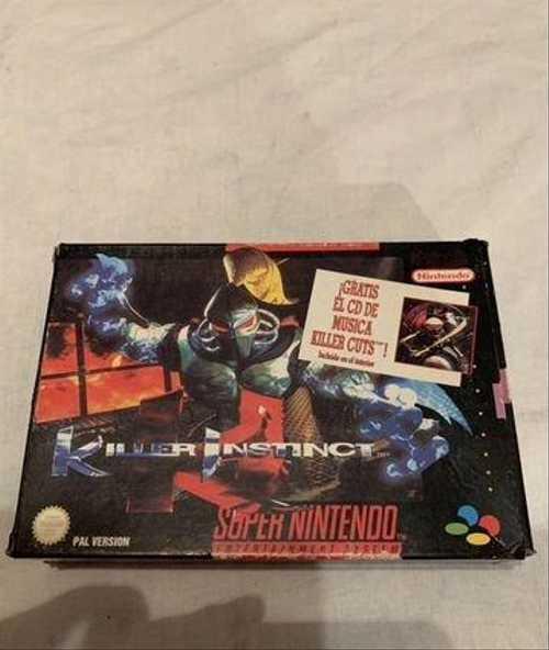 Игра Killer Instinct. Super Nintendo snes pal