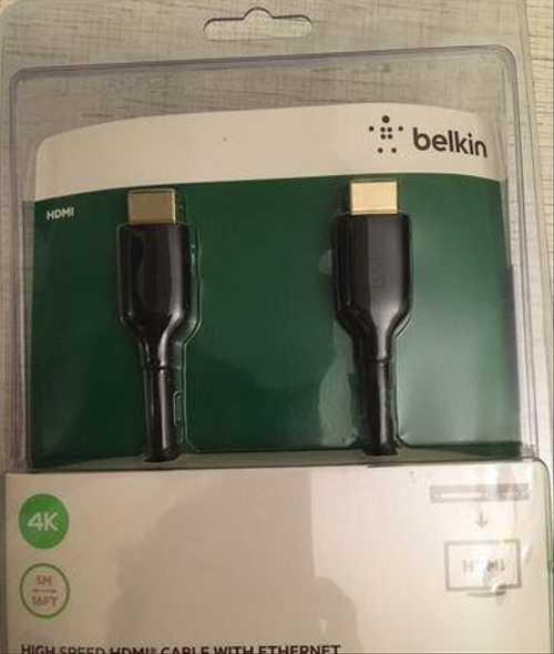 Кабель цифровой аудио-видео Belkin hdmi папа/hdmi