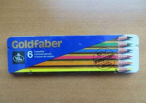 Цветные карандаши Goldfaber (Германия)