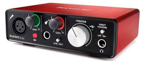 Focusrite scarlett solo 2nd gen