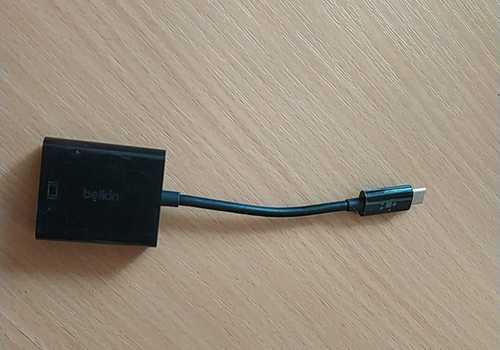 Адаптер Belkin USB-C/VGA, черный